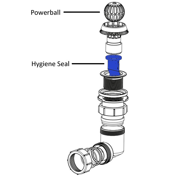 Saracen-Whiffaway Waterless Hygiene Seal Valve Saracen-Whiffaway Waterless Hygiene Seal Valve